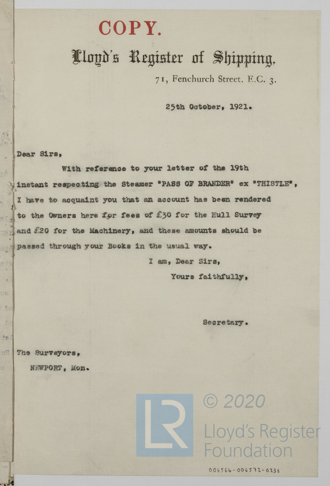 Ships | Archive & Library | Heritage & Education Centre