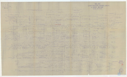 Construction Profile Deck & Inner Bottom Plan For Nachisan Maru 10th ...