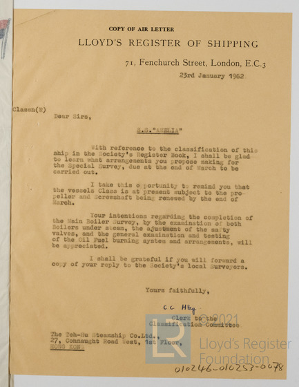 Ships | Archive & Library | Heritage & Education Centre