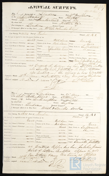 Annual Surveys Report For Botley Wood 27th May 1844 | Documents ...