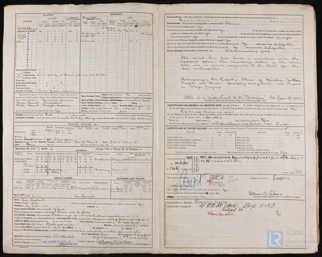 Steel Steamer Report For Dunelm 11th October 1901 | Documents | Archive ...